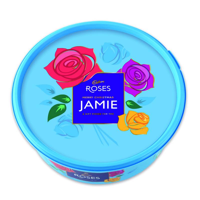 Personalised Cadbury Roses Tub 600g | Funky Hampers
