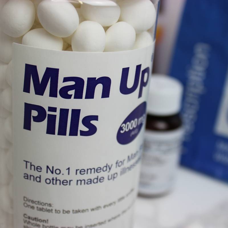 Personalised Man Up Pills | Funky Hampers